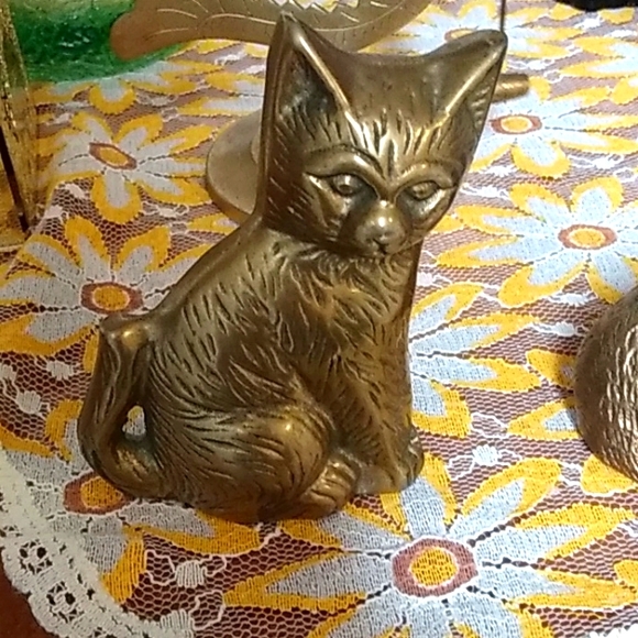 None | Art | Brass Cat Casting | Poshmark